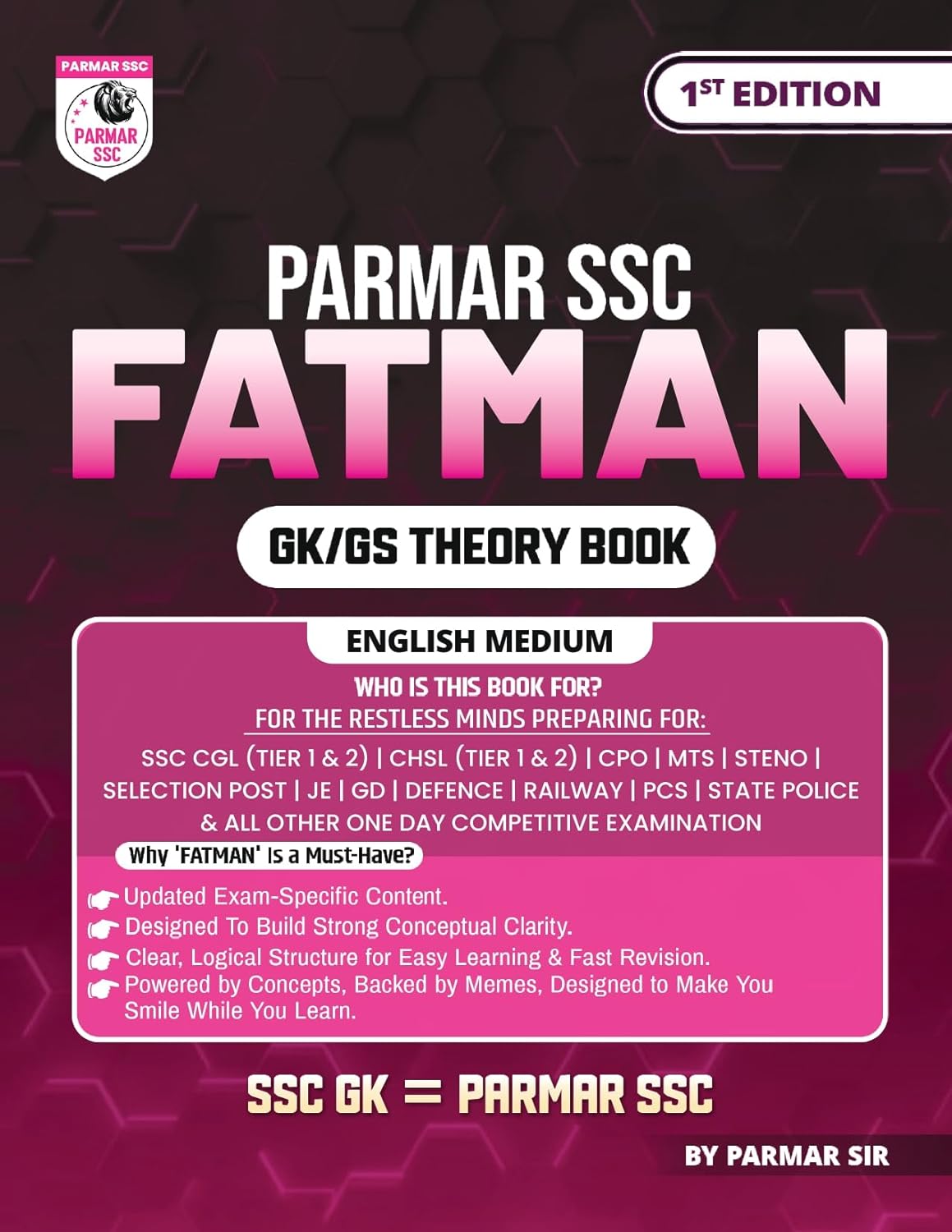 Parmar SSC Fatman by Parmar Sir – Bindass Books