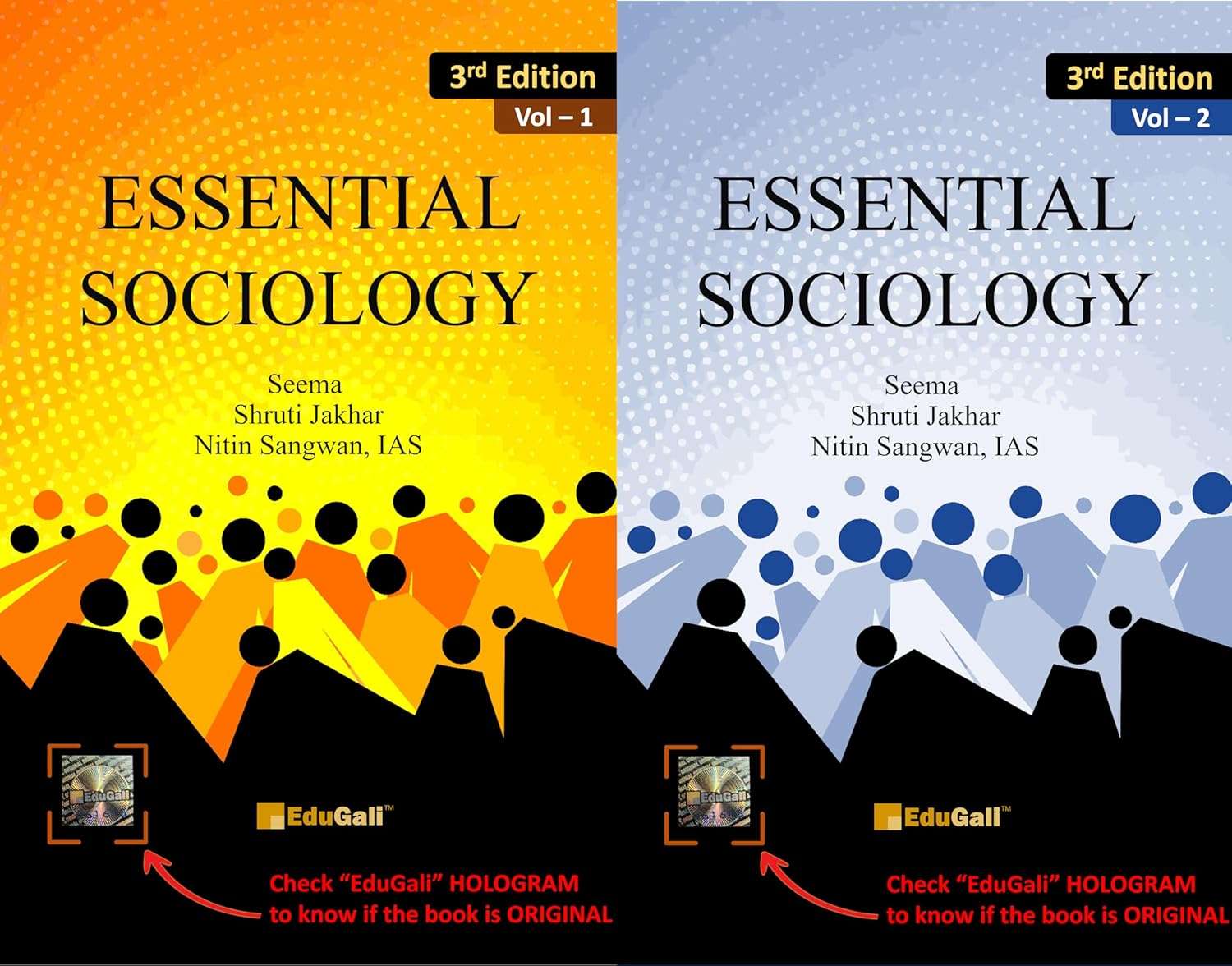 Essential Sociology 3rd ED (Two Volumes) by IAS Nitin Sangwan, Seema , – Bindass Books