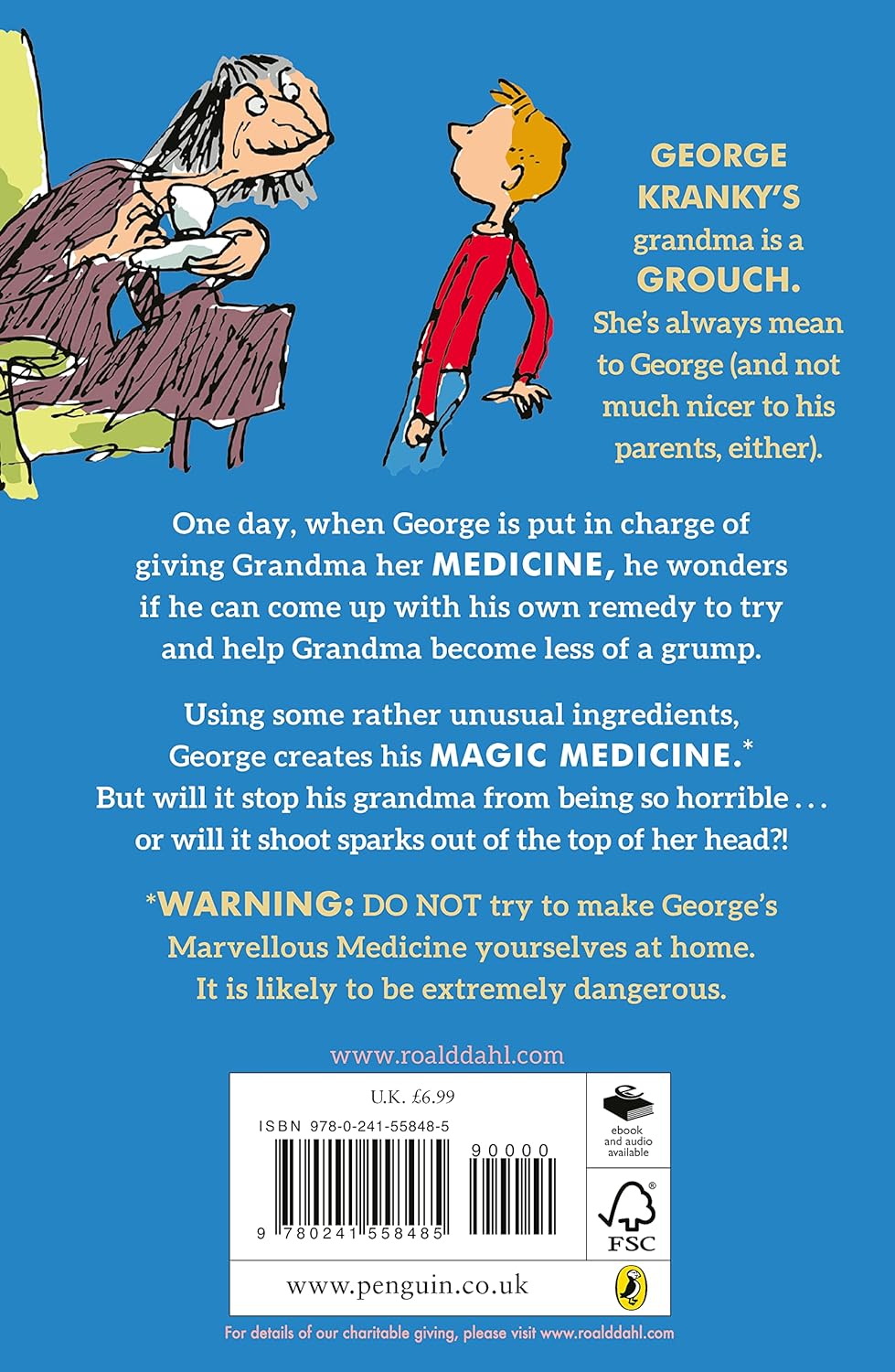 George's Marvellous Medicine by Roald Dahl (Author), Quentin Blake (Il ...