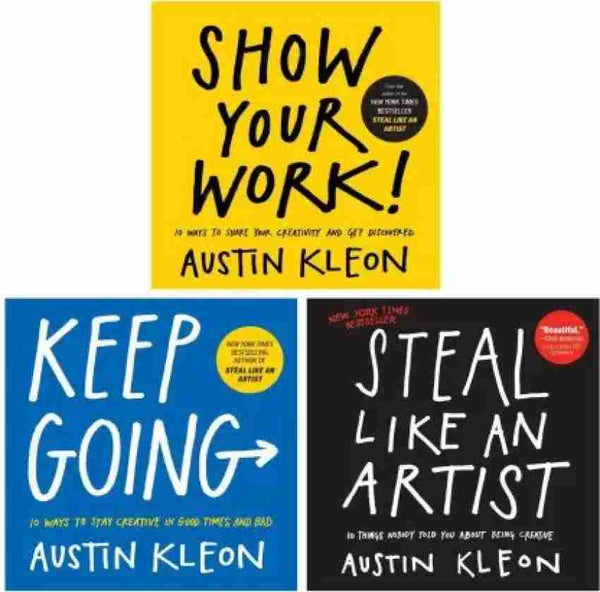 THE STEAL LIKE AN ARTIST + SHOW YOUR WORK + KEEP GOING : Combo Of 3 Bo ...
